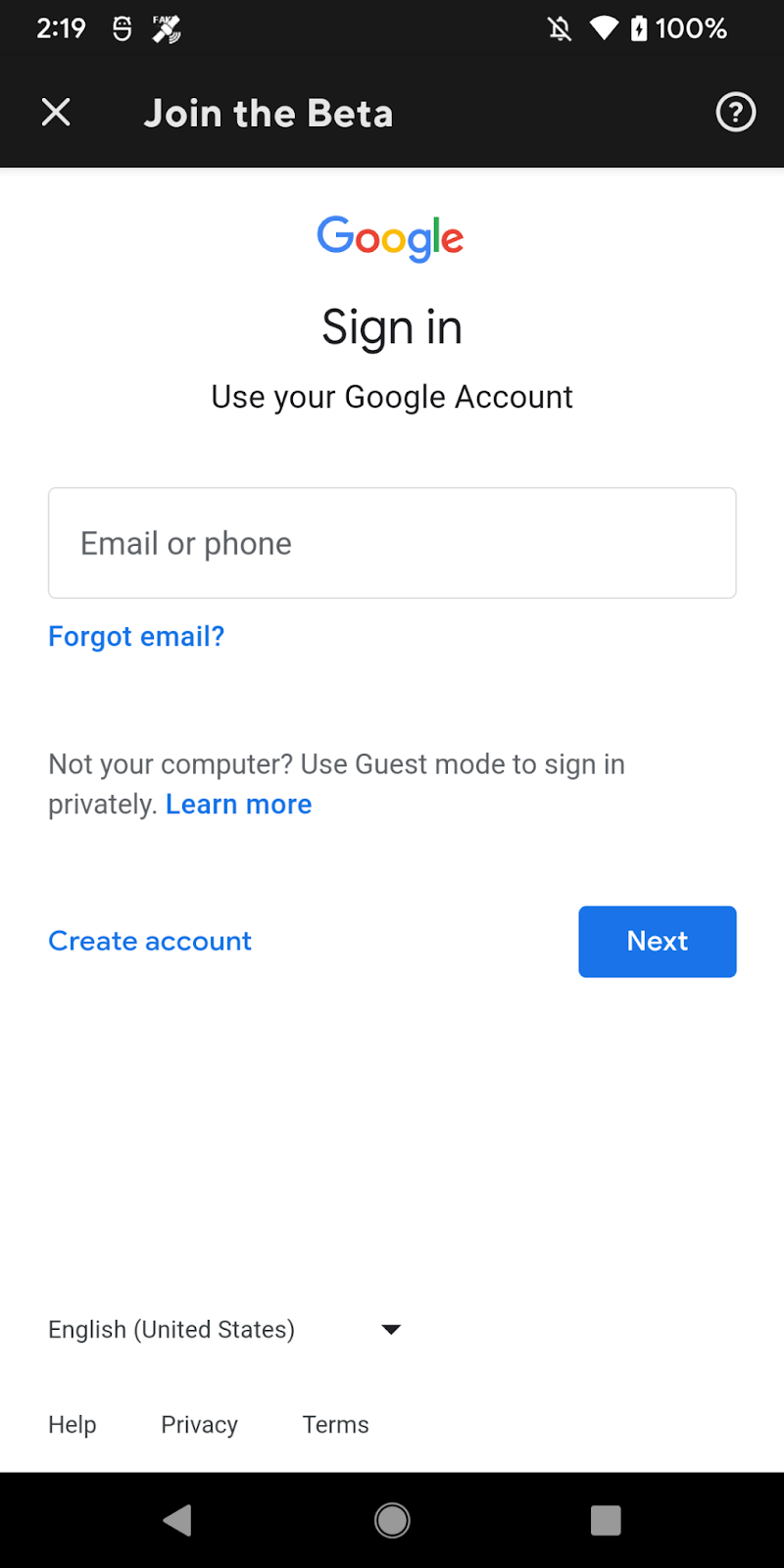 Android Open Beta Group FAQ