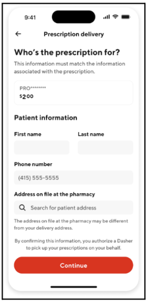 Prescription Delivery