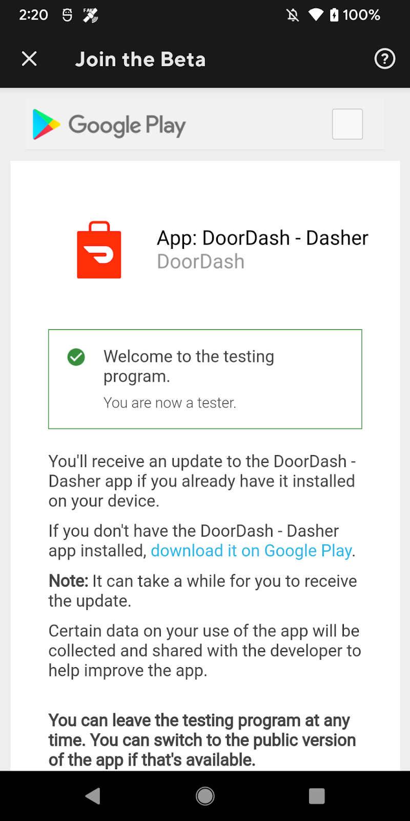 Android Open Beta Group FAQ