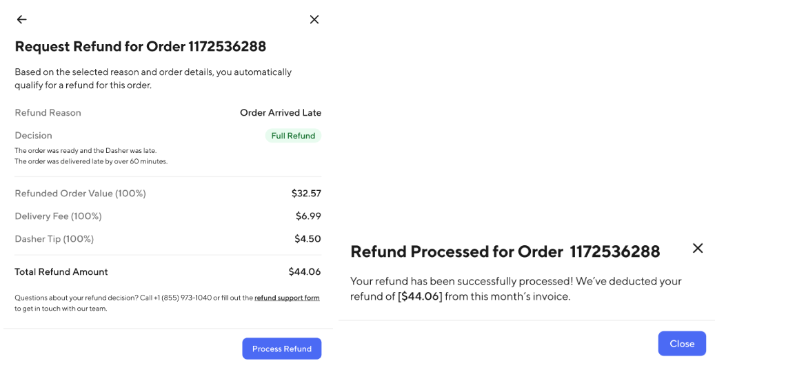 Drive Self-Service Refunds
