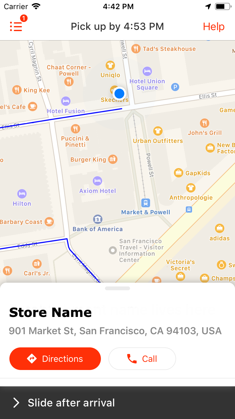 How to use Pickup and Drop-off Information