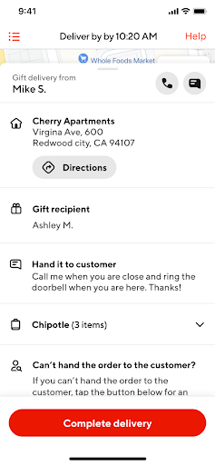 Best practices for gift deliveries