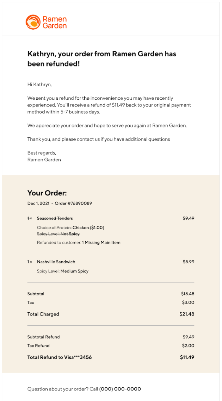 How to refund your Storefront customers in Merchant Portal