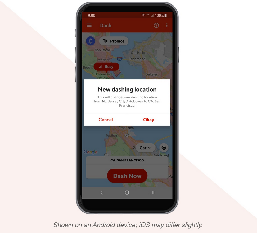 Can I dash in different cities if I travel or move?