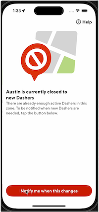 New Dasher: Too Many Dashers