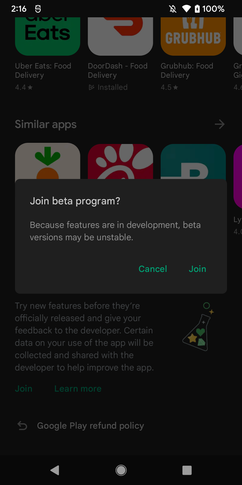 Android Open Beta Group FAQ