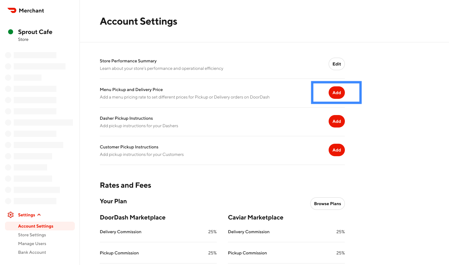 How to adjust Pickup and Delivery menu prices with your POS integration