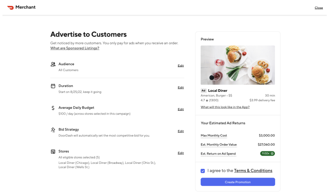 Getting Started with Ads on DoorDash